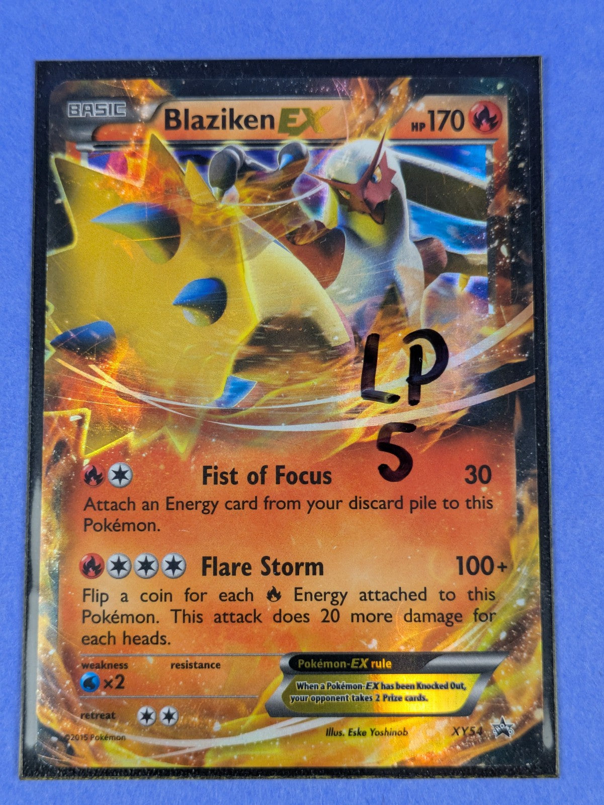 Blaziken EX - XY54 - Holo Promo XY Promos - Pokemon Card - LP ...