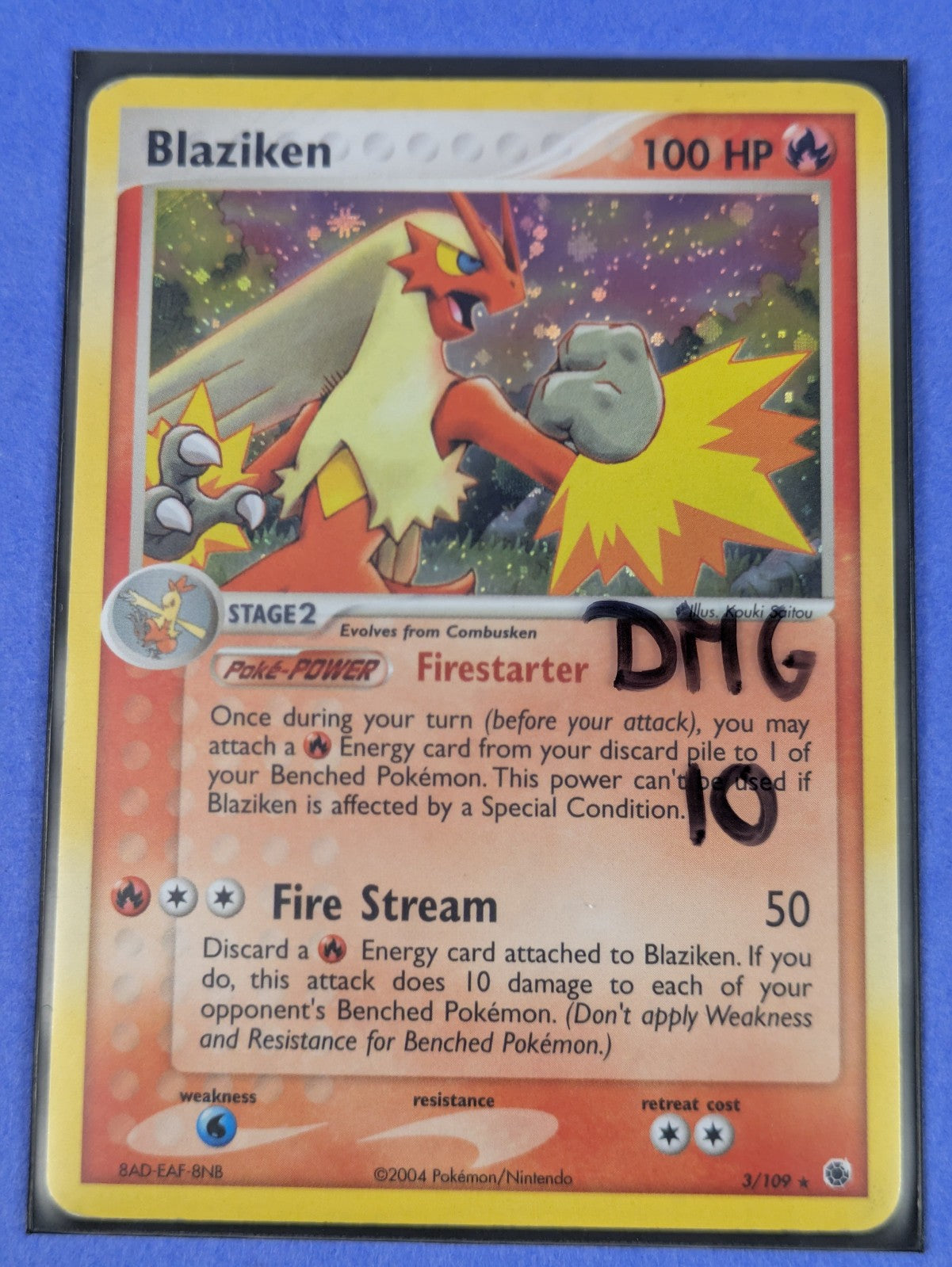 Blaziken - 3/109 - Holo Rare Battle Stadium - Pokemon Card - MP ...