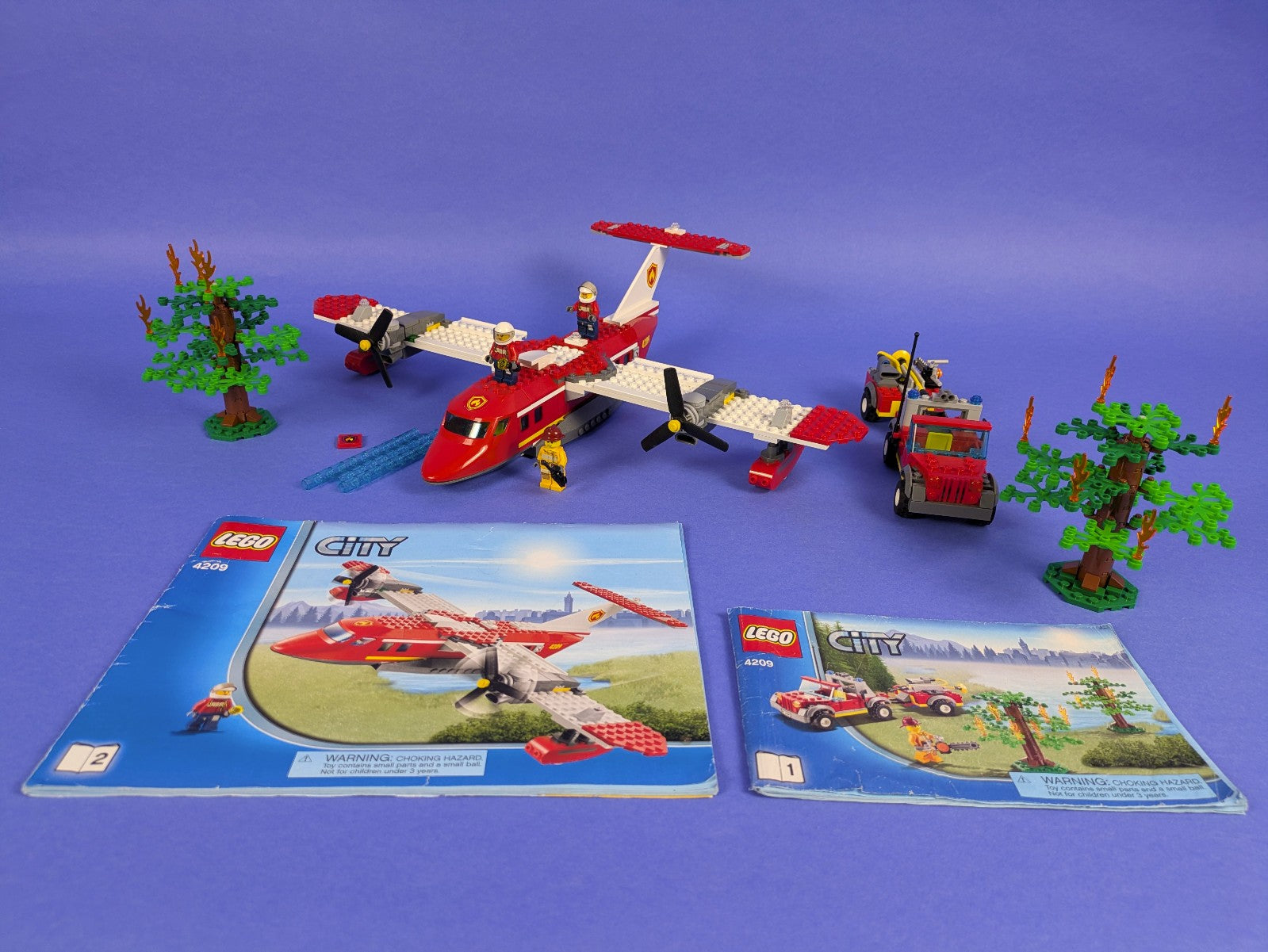 Lego Town: City: Fire: Fire Plane 4209 - w/ Instructions – Collector's ...